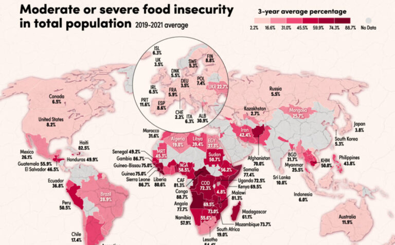 Mapped: How the Energy Crisis Impacts Global Food Insecurity – Ahead of ...
